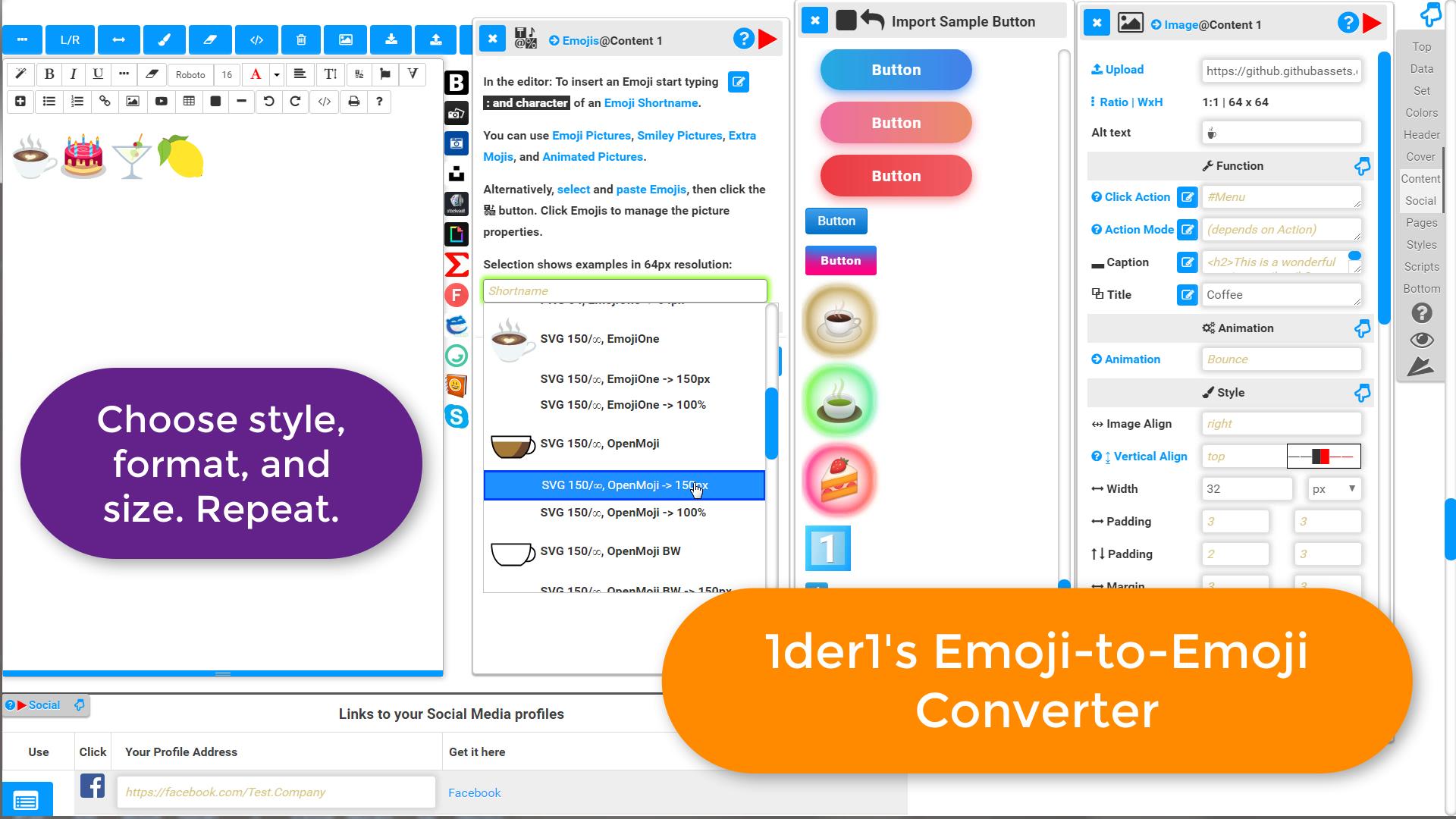 1der1 | World's First Emoji-to-Emoji Converter